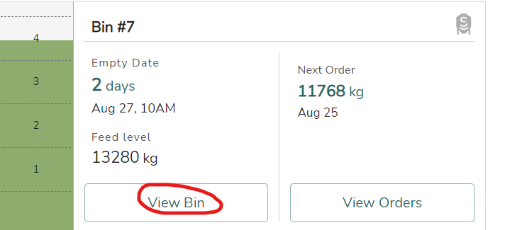 How do I get more information about a specific Bin?