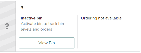 How do I set up a Standard Bin?