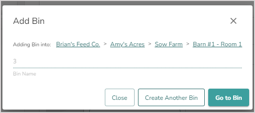 How do I set up a Standard Bin?