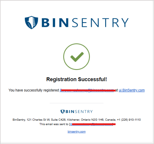 Accepting your BinSentry account invitation and getting logged in