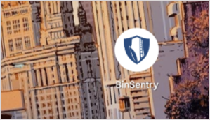 How do I set up BinSentry on my phone?