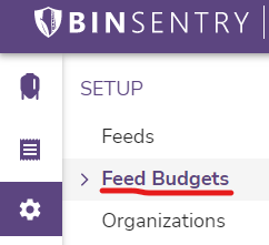 How do I open and edit an existing Feed Budget?