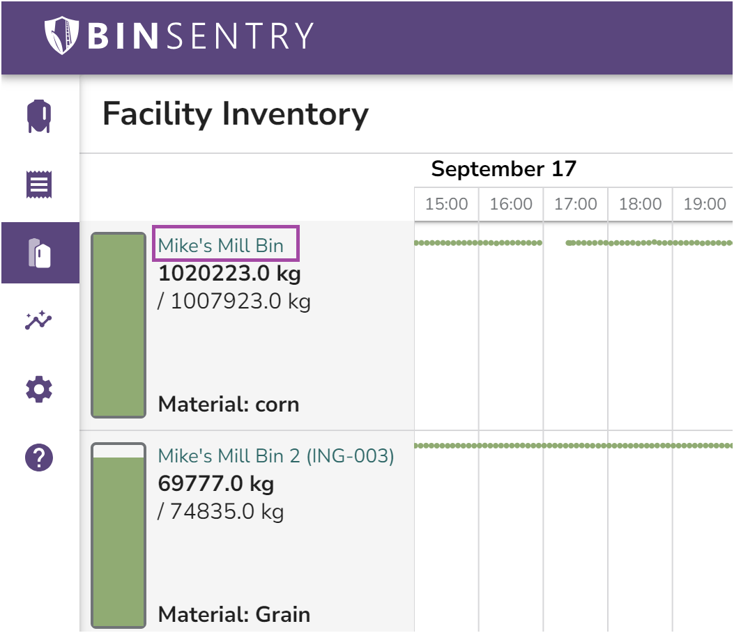 How do I "Report A Concern" About a ProSense HD Sensor to BinSentry?